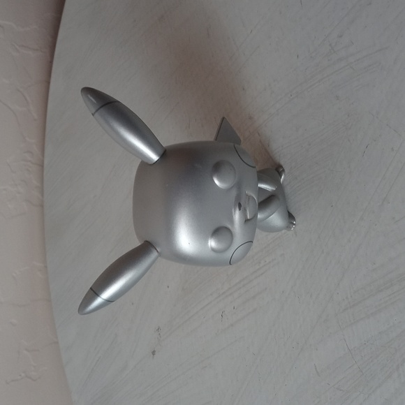 Pokemon | Toys | Rare Silver Pokemon Pikachu Figurine | Poshmark